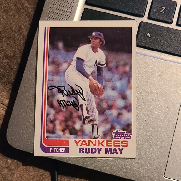 Other | Rudy May Baseball Card | Poshmark